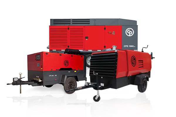 Large portable air compressors - Chicago Pneumatic