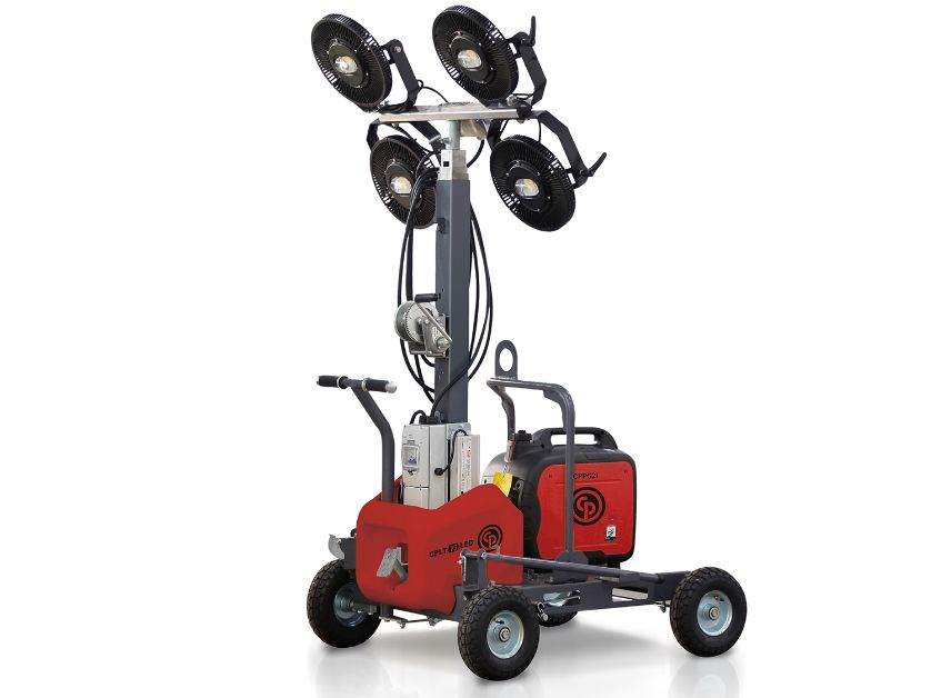New Chicago Pneumatic LED light towers with integrated generator offer ...